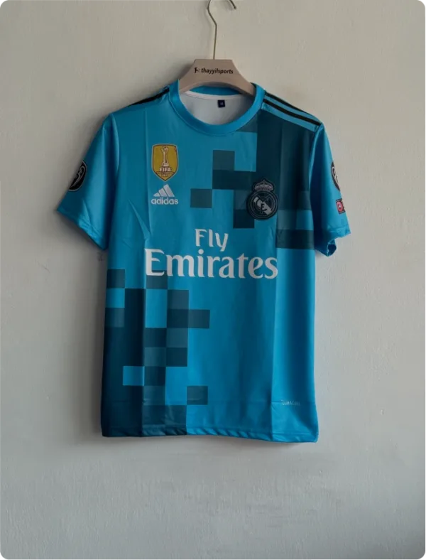 REAL MADRID 2017-18 THIRD KIT RONALDO EMBROIDERY – thayyilsports.com